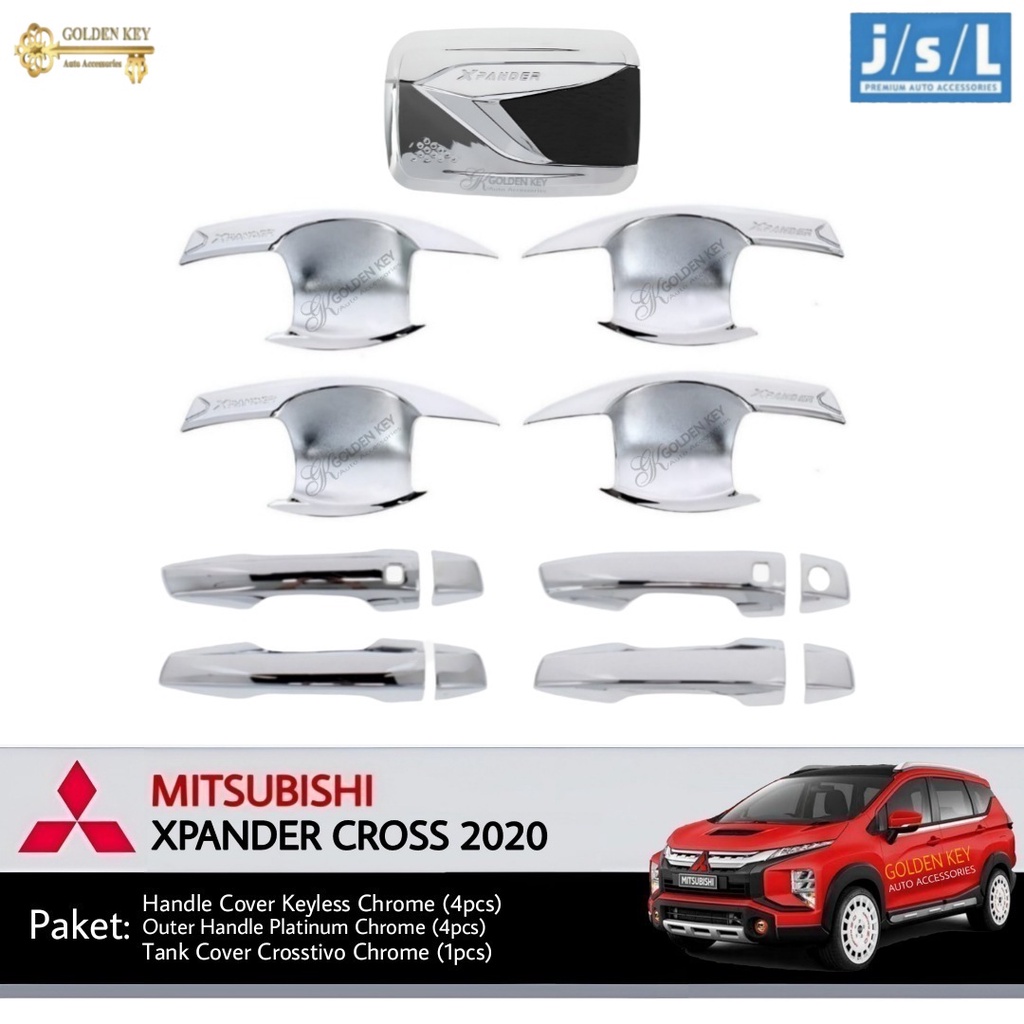 Jual PAKET Xpander Cross 2020 Cover Handle Keyless + Outer Handle ...