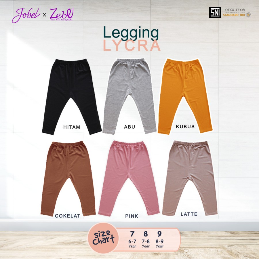 Jual KAZEL Zebe Legging Lycra (1 Pcs) 7-9 tahun | Shopee Indonesia