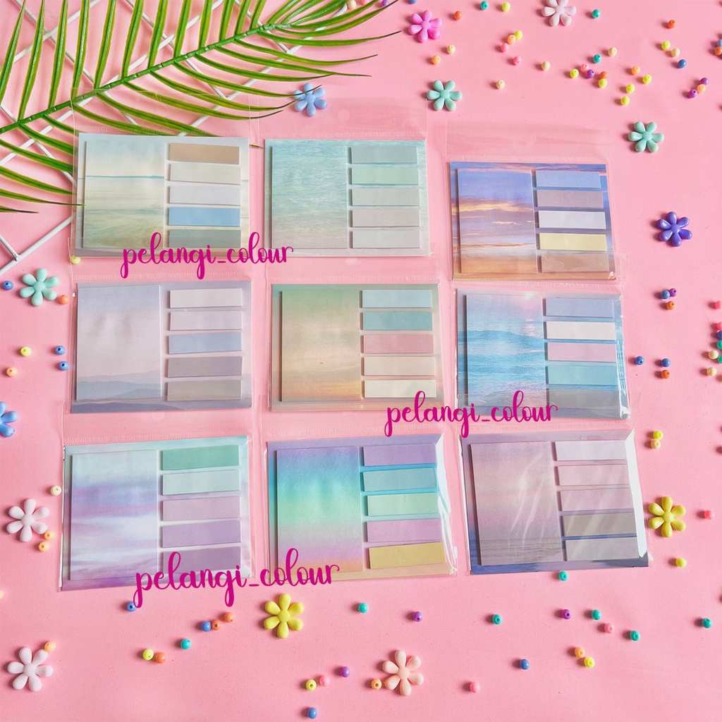 Jual Stickey notes warna pastel / Memo Sticky Notes / Sticky Notes ...