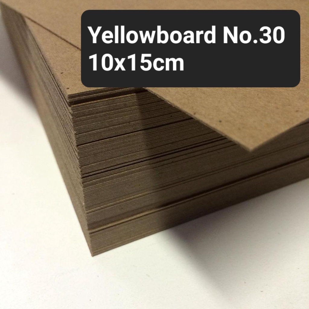 Jual Yellow board no.30 / bot karton hard board - 10x15 | Shopee Indonesia