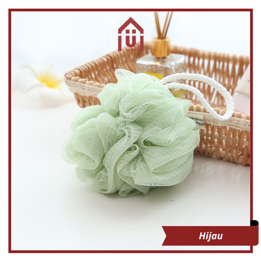 Jual UNISO - SHOWER PUFF SPONS MANDI BESAR PENGANGKAT DAKI SPONGE BUSA ...