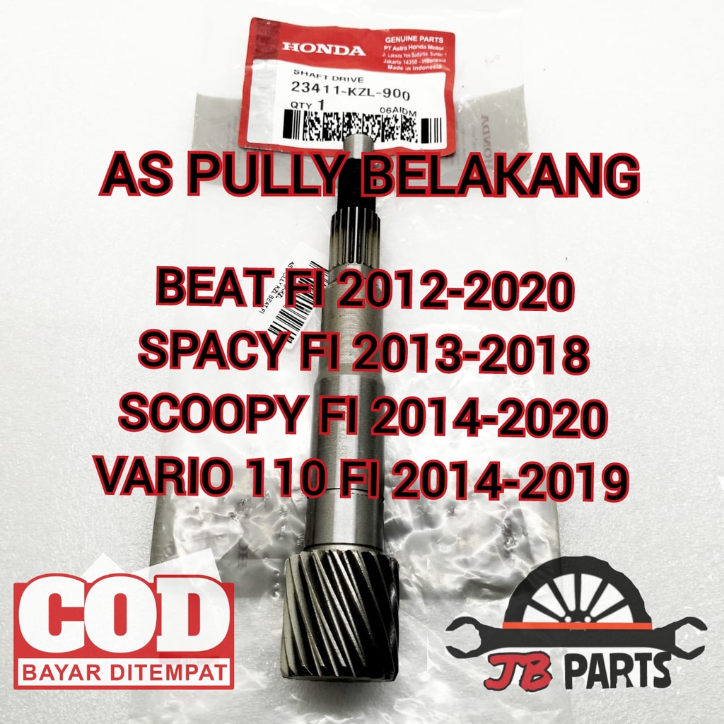 Jual As pully Beat Spacy Scoopy Vario 110 FI injeksi ESP POP Street ...
