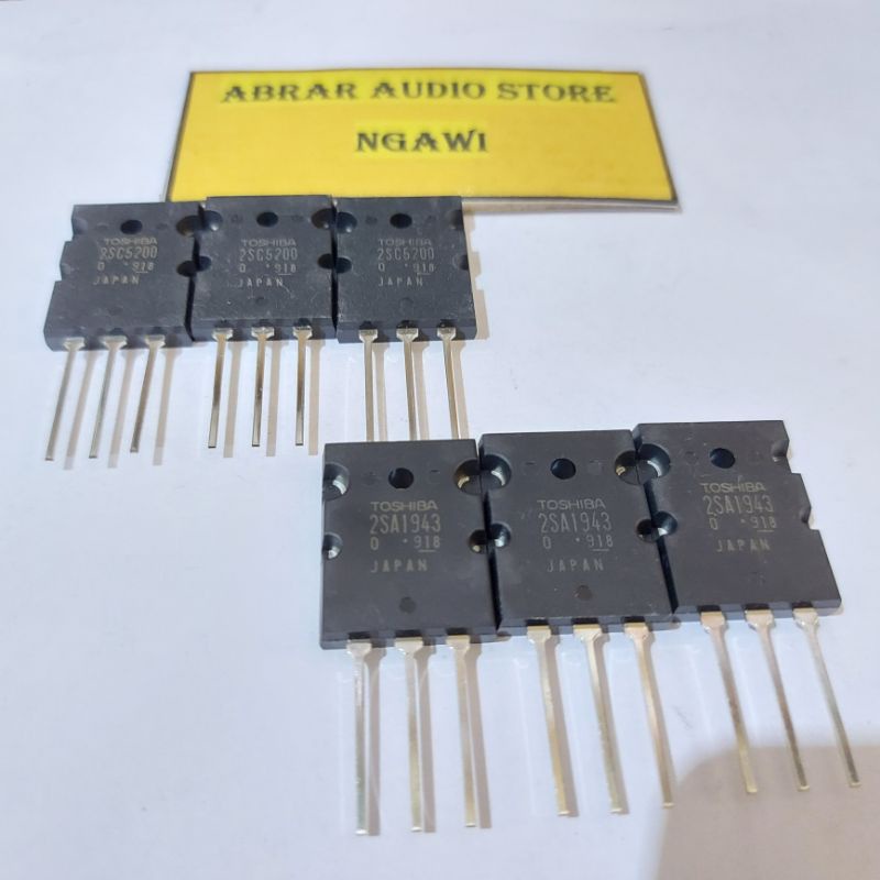 Jual TRANSISTOR TOSHIBA 5200 JAPAN Lot 524 / 918 / 913 | Shopee Indonesia
