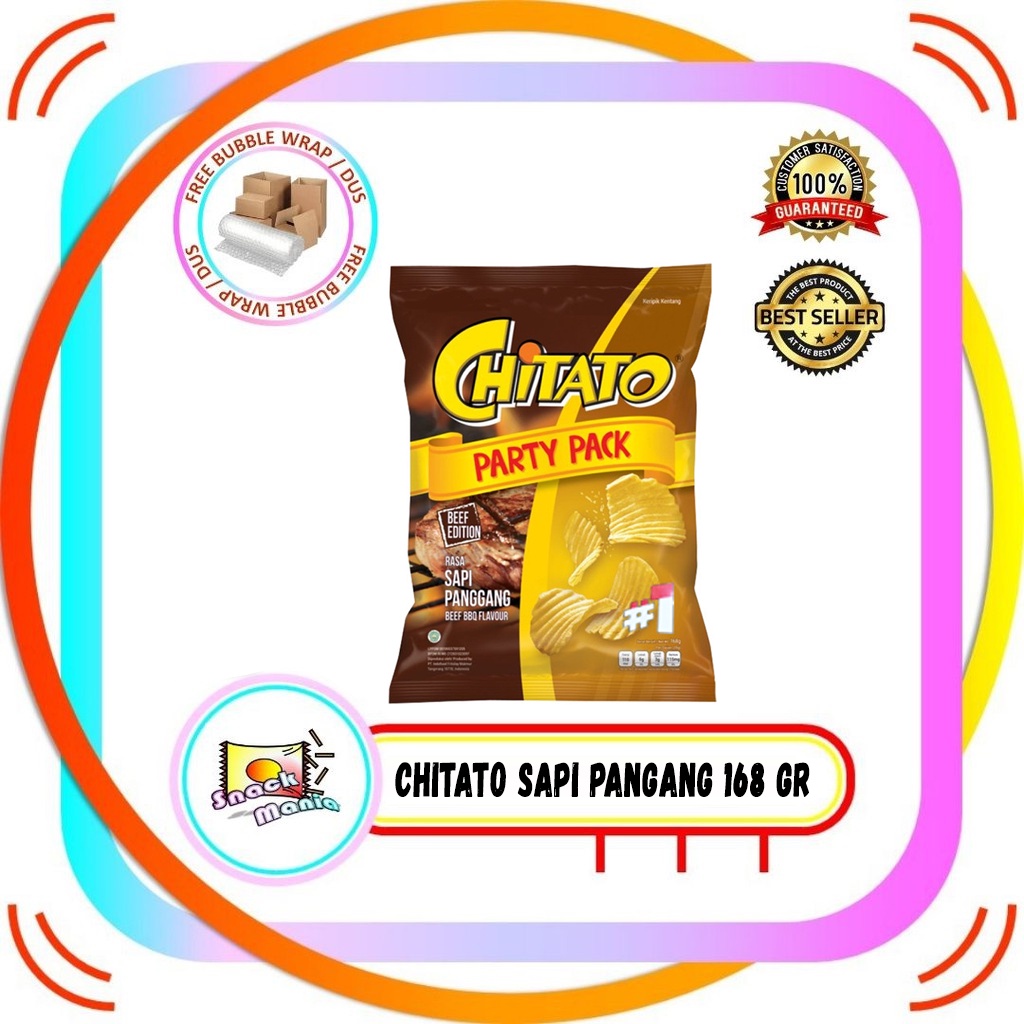 Jual Chitato PARTY PACK Sapi Panggang 168 gr Beef BBQ | Shopee Indonesia