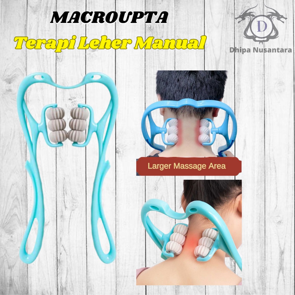 Jual Alat Pijat Leher pundak Manual 6 roda bola serbaguna mengatasi pegal-pegal Relaxing Neck ...