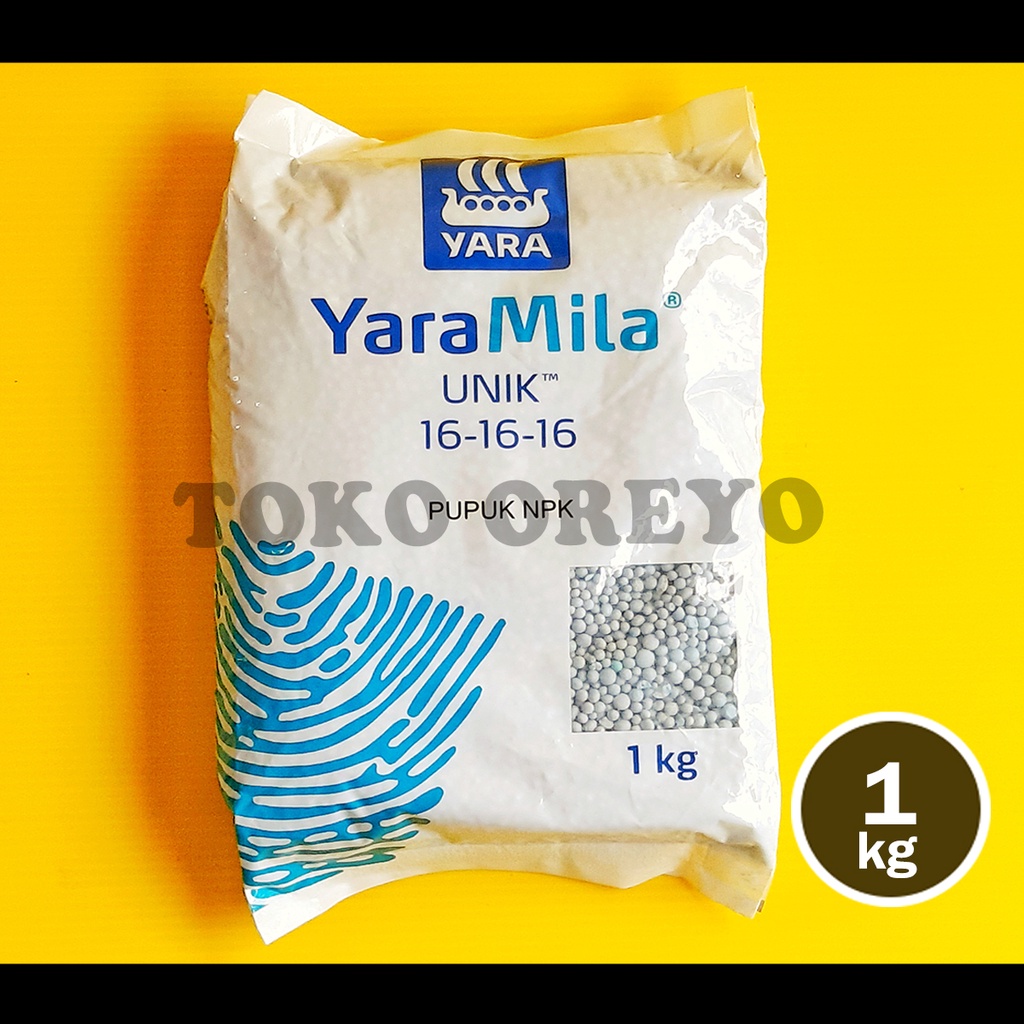 Jual PUPUK YARAMILA UNIK 16 16 16 1 KG KEMASAN PABRIK NPK YARA MILA ...