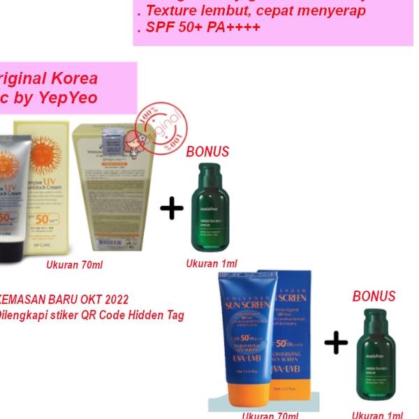 Jual Penawaran Terbaik 3W CLINIC Intensive UV Sunblock Cream 70ml atau ...