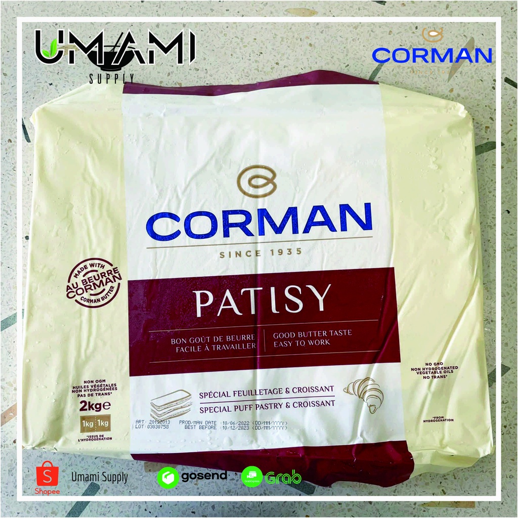 Jual Corman - Patisy Butter Sheet - 2kg | Shopee Indonesia
