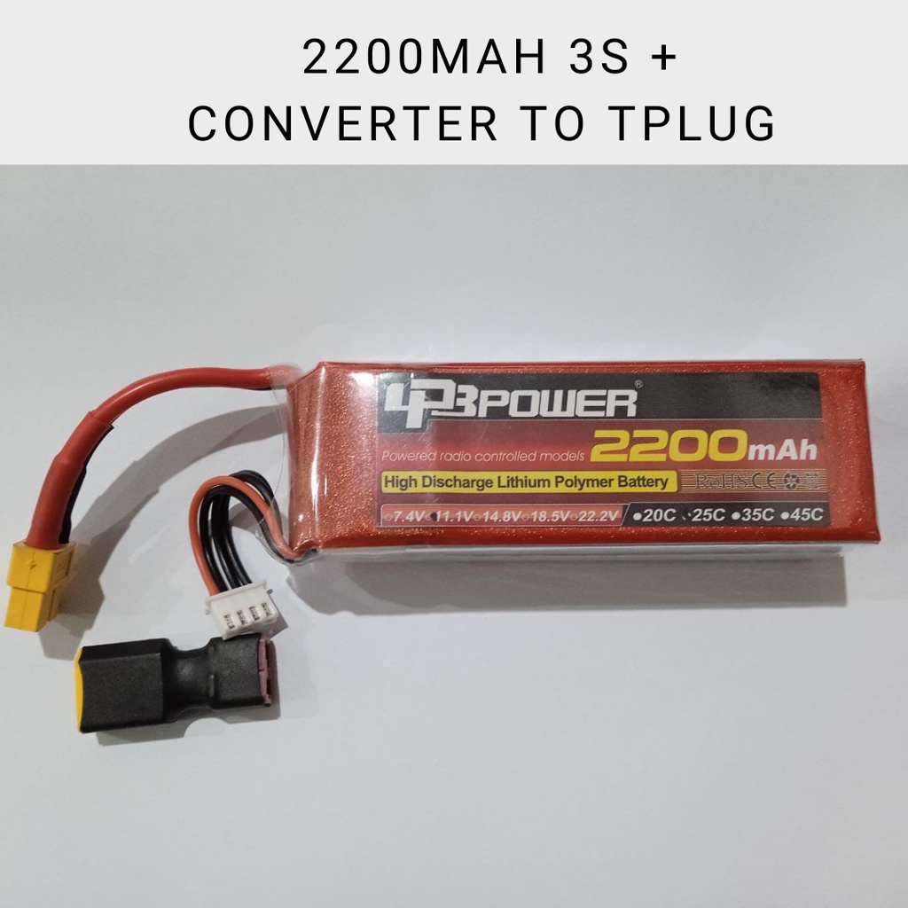 Jual Baterai Lipo Battery 3s LPB 2200mah 3S 25C Batre Untuk RC Car Plane Boat | Shopee Indonesia