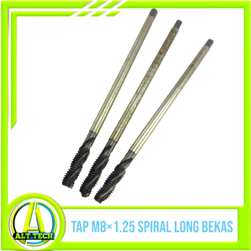 Jual Tap mesin M8×1.25 spiral Tap bubut baut bekas layak pakai | Shopee Indonesia