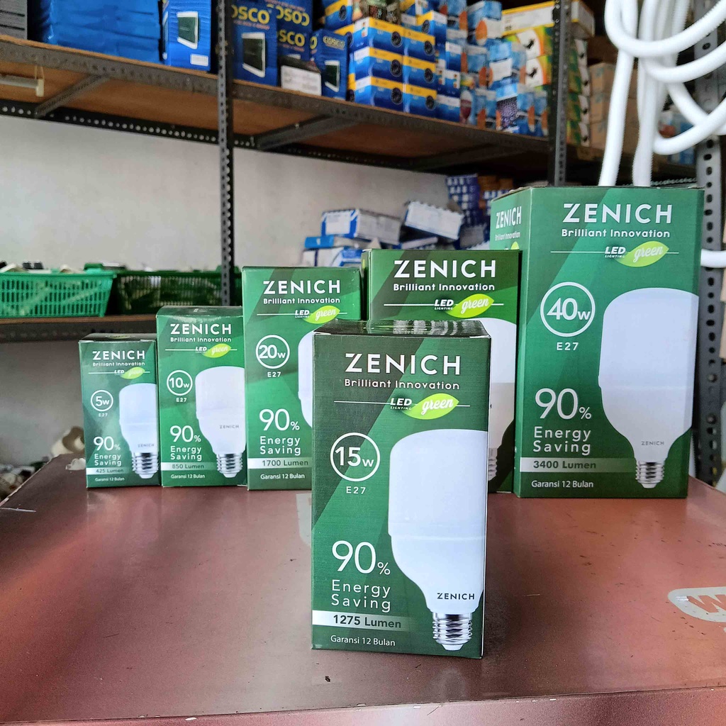 Jual LAMPU LED ZENICH 15 WATT LAMPU LED T BULB GARANSI 1 TAHUN | Shopee ...