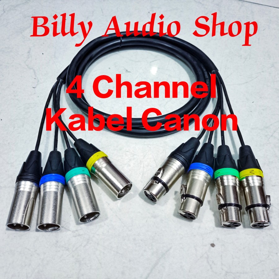 Jual Snake Kabel Makita 4 Channel Canon XLR female to Male Siap Pakai ...