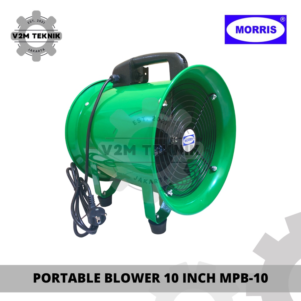 Jual MORRIS Portable Blower 10 Inch / Kipas Angin Exhaust Fan 10" MPB ...