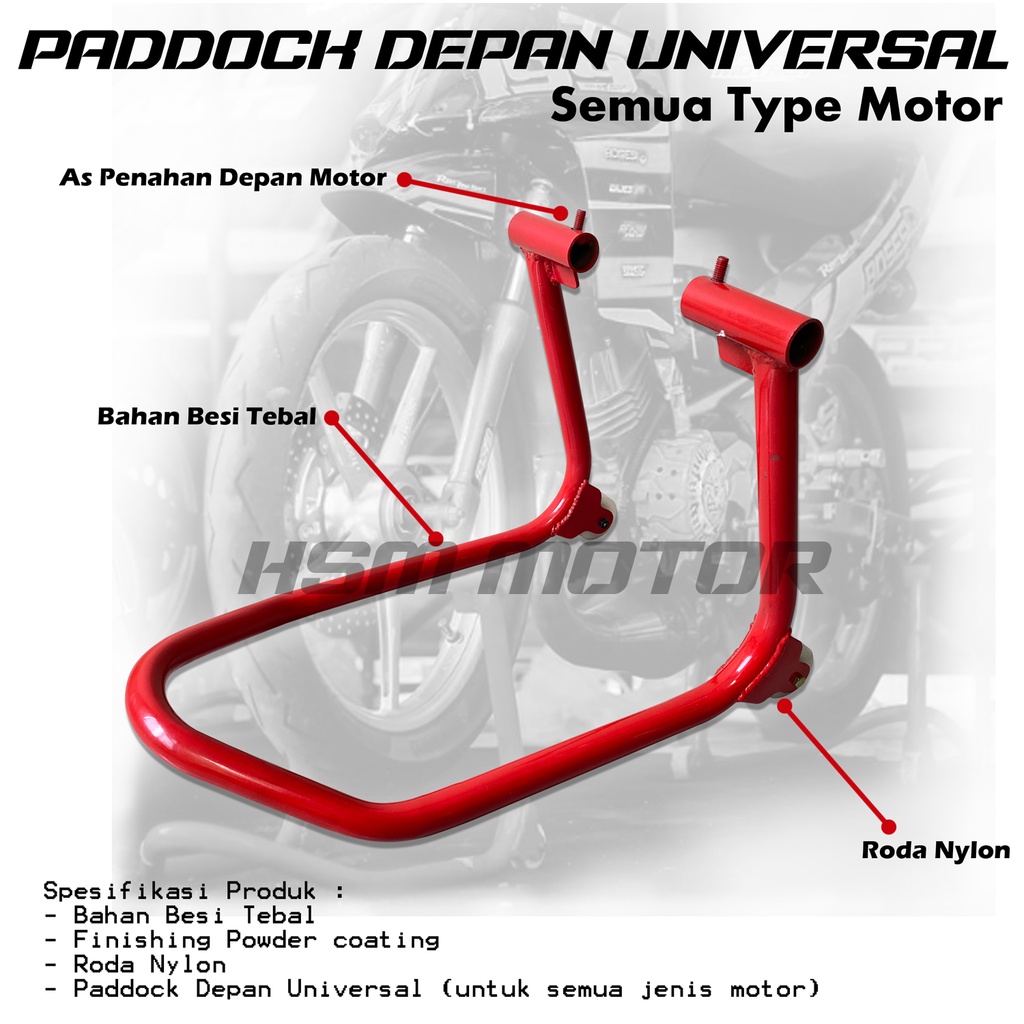 Jual Standar Paddock pedok depan tipe HRP Universal | Shopee Indonesia