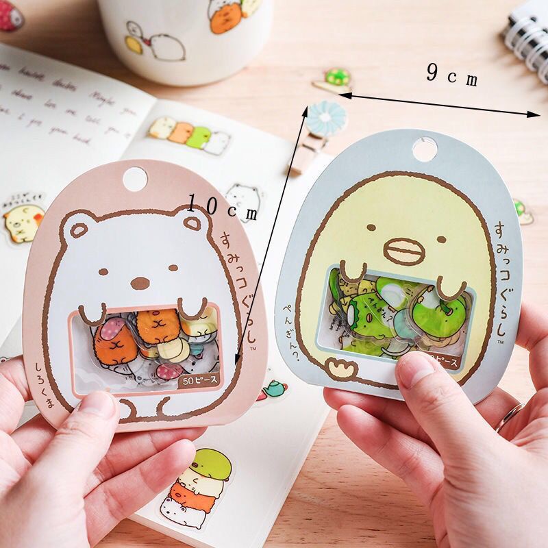Jual GPO 50 PCS STICKER SUMIKKO GURASHI TRANSPARENT / STIKER PLASTIK ...
