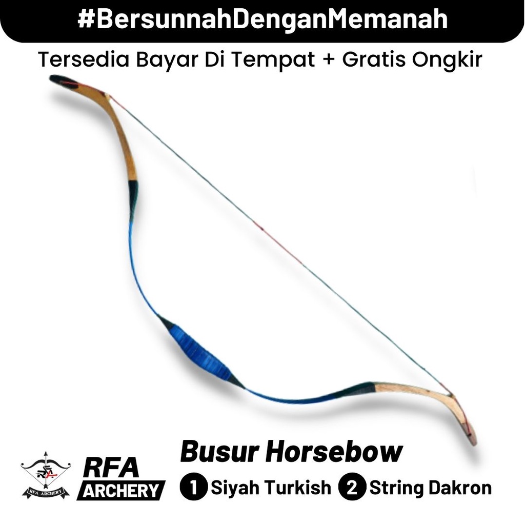 Jual Busur Panah Rfa Archery Siyah Turkish Kayu Mahoni Untuk Panahan ...