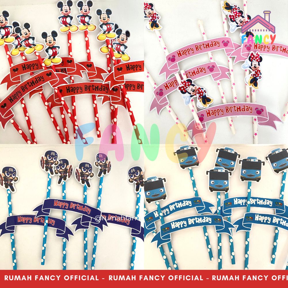 Jual Topper Kue Ulang Tahun / Topper Cake Happy Birthday Anak Kartun ...