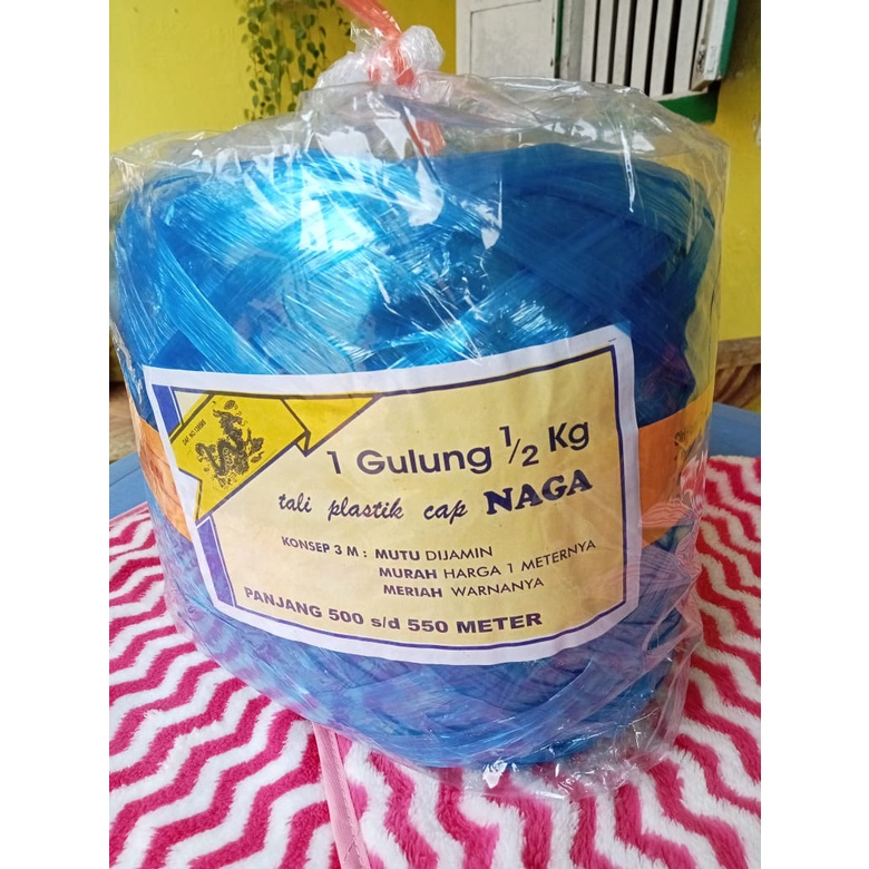 Jual Best Seller!!!Tali Rafia Cap Naga / Tali Rafiah/Varian Warna ...