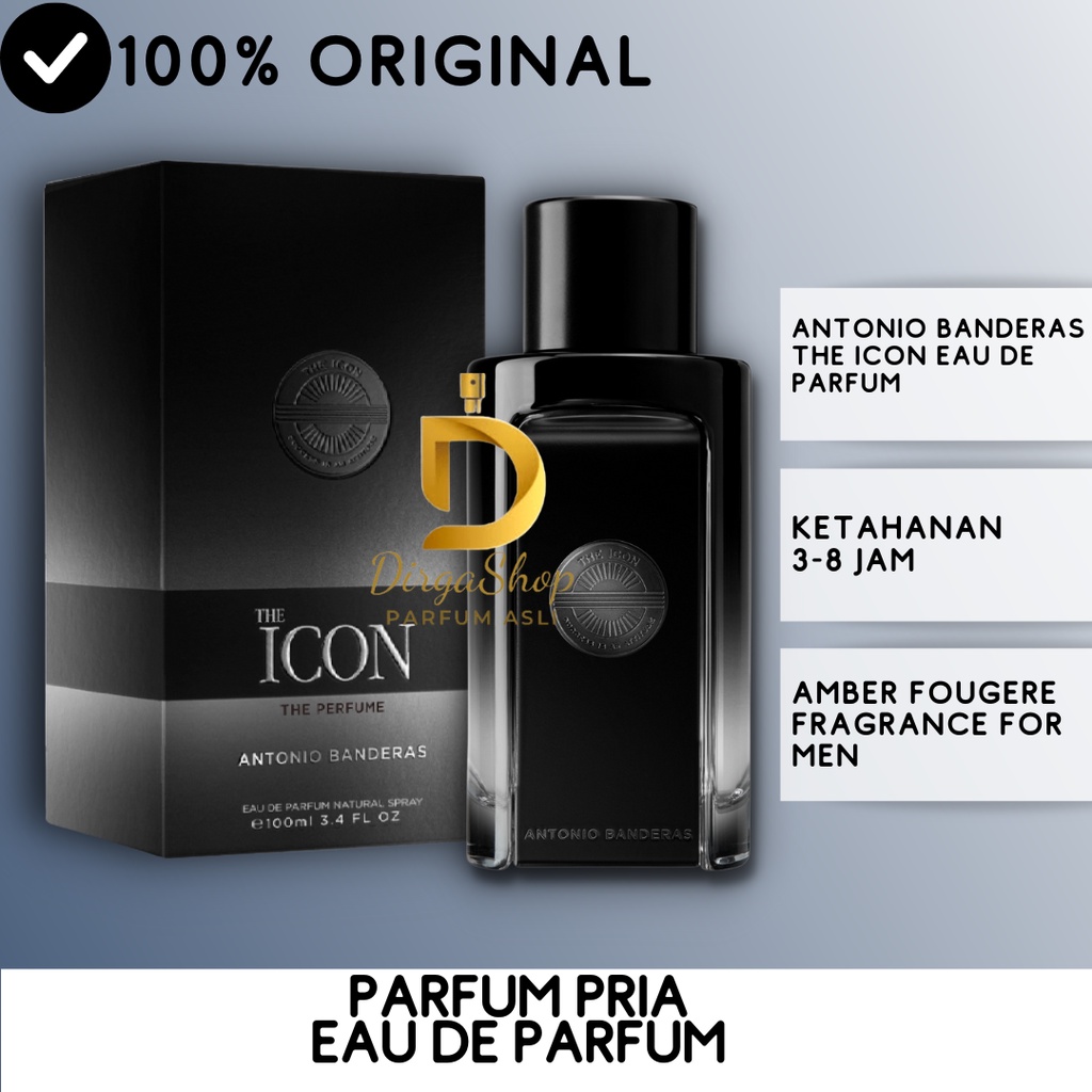 Jual ANTONIO BANDERAS THE ICON MEN EDP | Shopee Indonesia