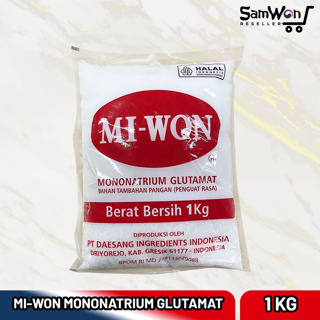 Jual MIWON Penyedap Rasa 1kg Micin Vetsin MSG (Kemasan Pabrik Original ...