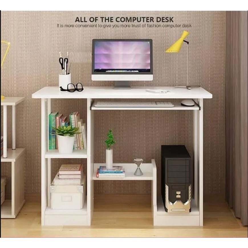 Jual Meja Komputer cooldesk dengan tempat Keyboard Minimalis | Shopee ...