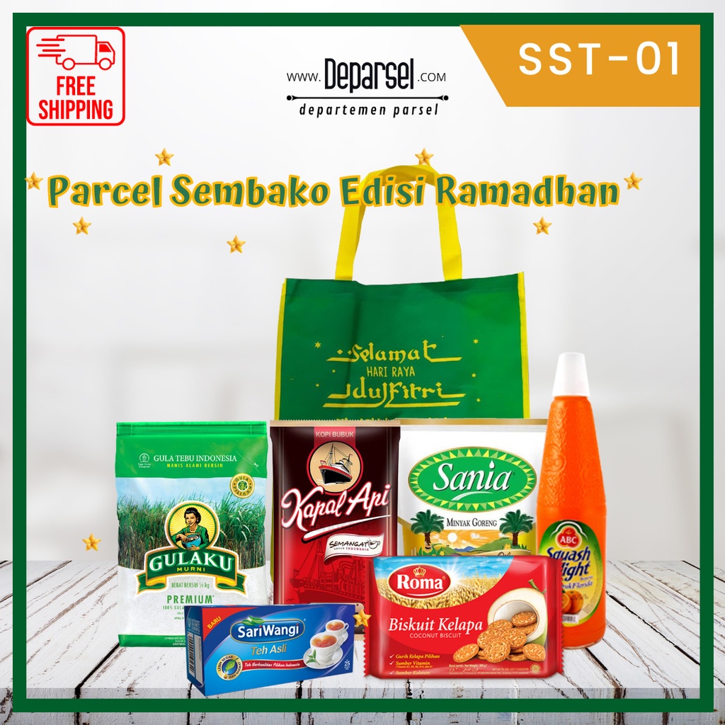 Jual Parcel Lebaran Sembako Nasional Tas Spunbond Seri SST-01 | Shopee ...