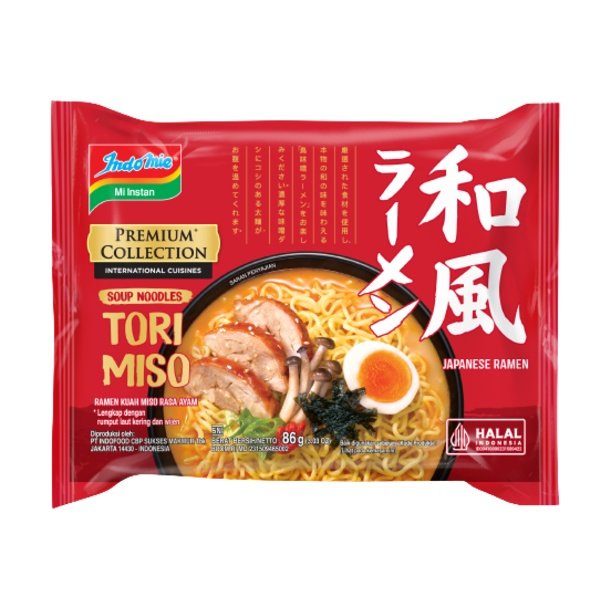 Jual Indomie Mie Instant Premium Japanese Tori Miso Ramen 86G | Shopee ...