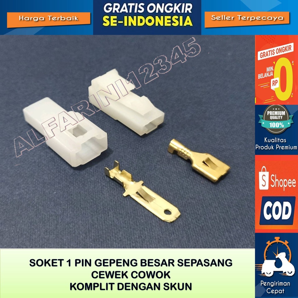 Jual Soket konektor Yamaha 1 pin besar - SOKET SOCKET KONEKTOR ...