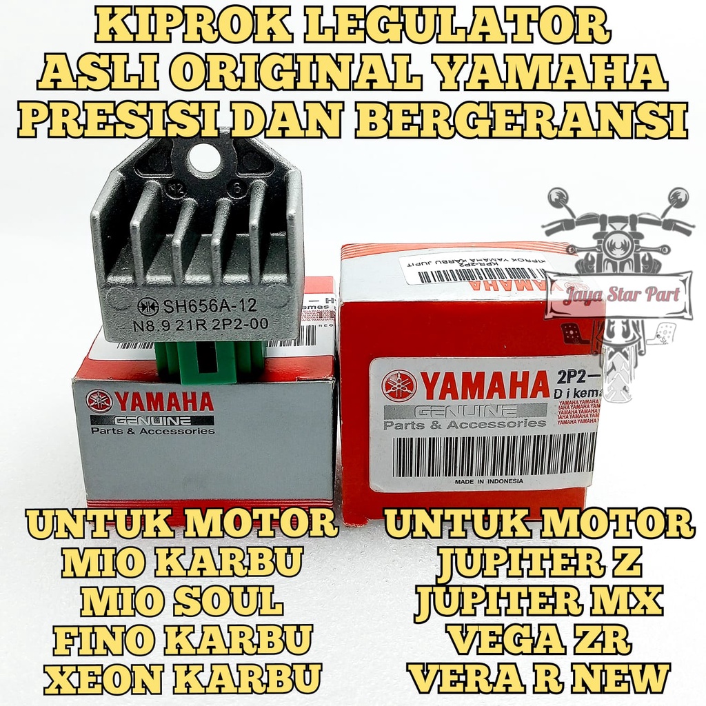 Jual ORIGINAL KIPROK REGULATOR KODE(2P2-H1960-00) ORIGINAL ORI ASLI YAMAHA YGP JUPITER Z BURHAN ...