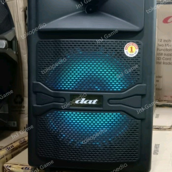 Jual speaker 12 inch dat 1210FT speaker bluetooth FREE mic | Shopee ...