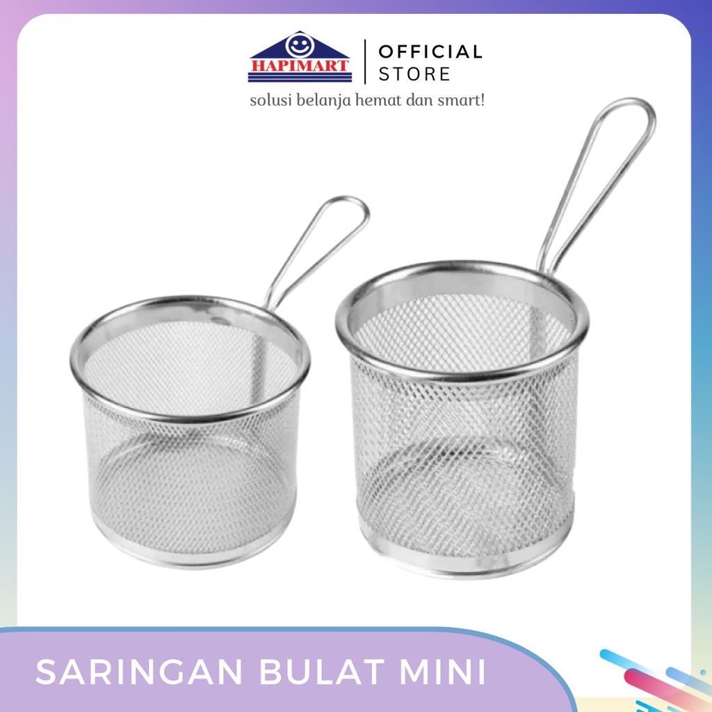 Jual Deep Fryer Mini Saringan Minyak/Gorengan Bentuk Bulat Ukuran Kecil ...