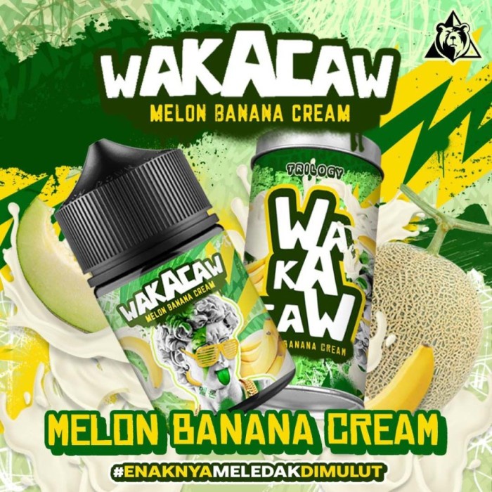 Jual LIQUID WAKACAW V2 MELON BANANA CREAM 60ML | Shopee Indonesia