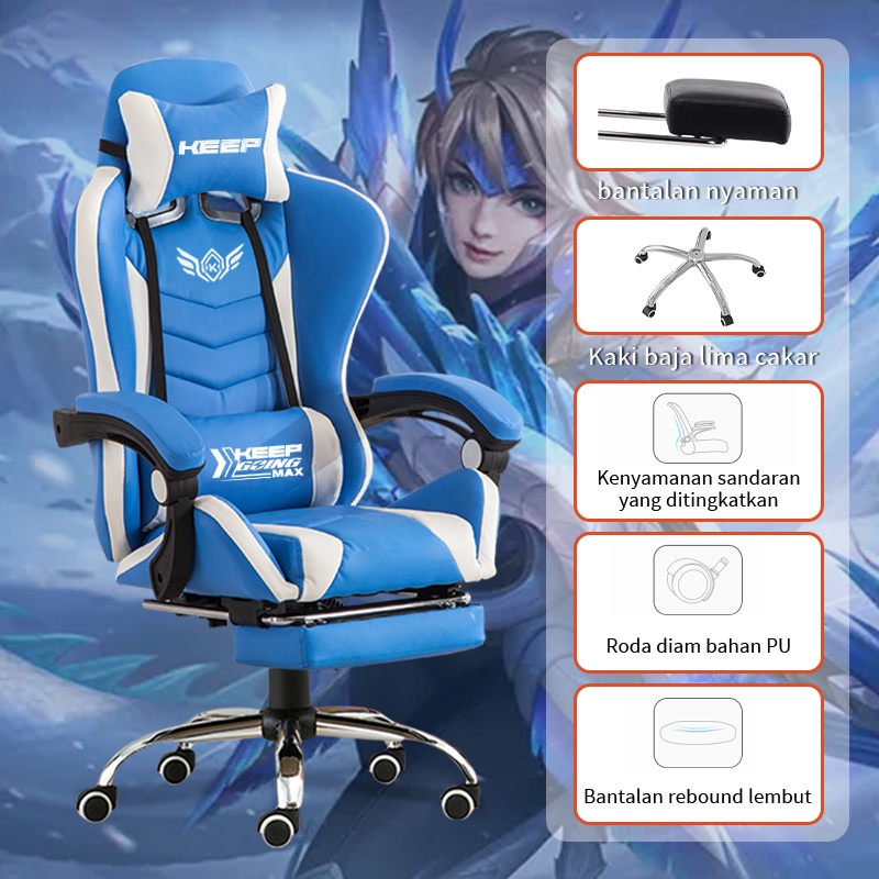 Jual Keep Going Max- Kursi Gaming/ Gaming Chair / Kursi Santai Kursi Gamers / Kursi Gamer ...