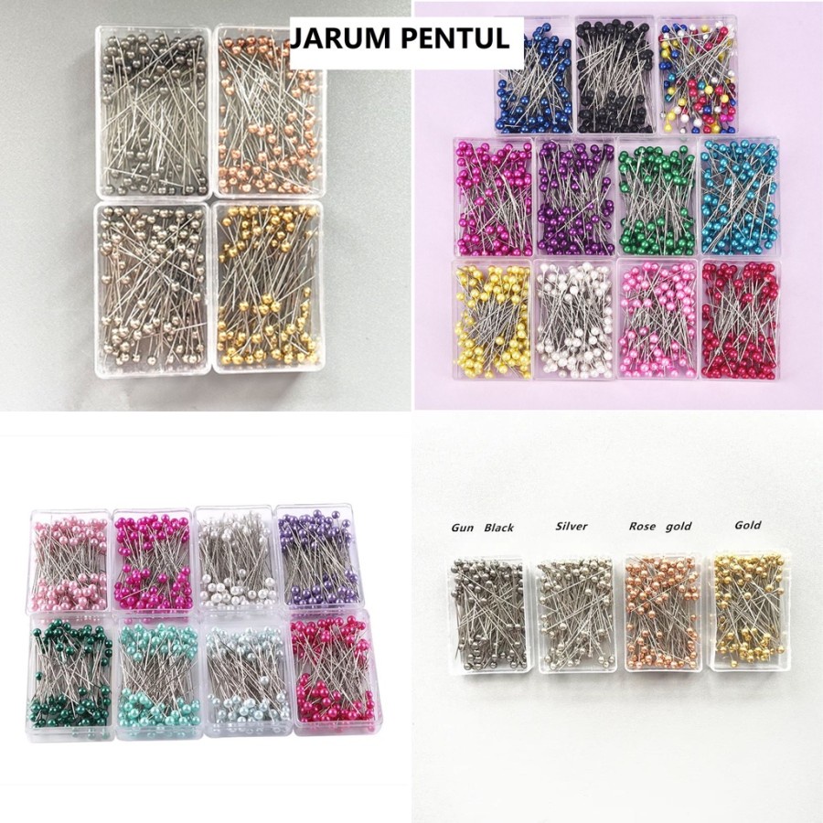 Jual Jarum Pentul Hijab Anti Karat isi 100pc - Harga/box | Shopee Indonesia