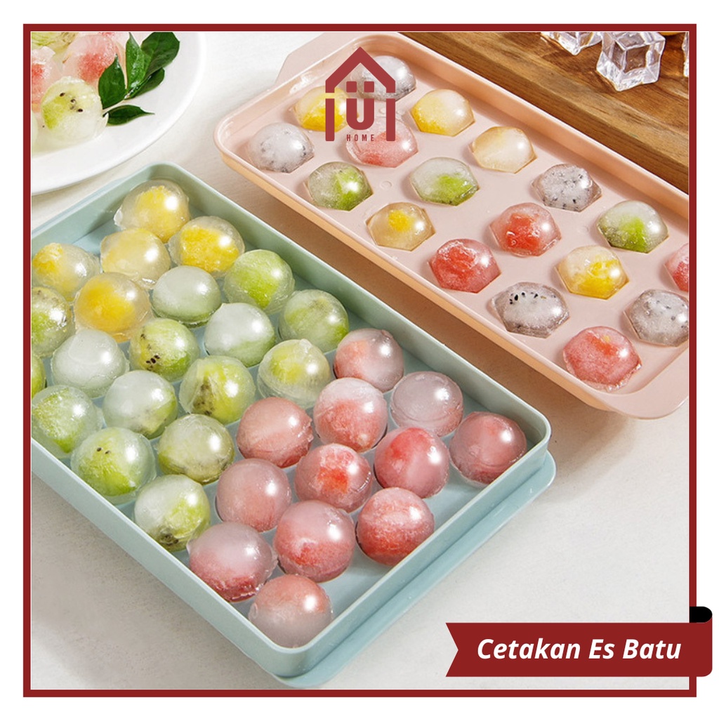 Jual UNISO - TEMPAT ES BATU CETAKAN ES BATU KOTAK MODEL GRID ICE TRAY ...
