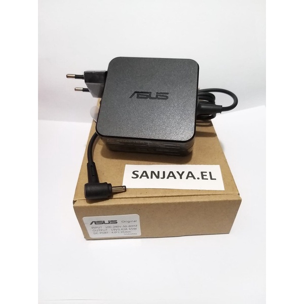 Jual Adaptor Charger Casan Laptop Asus 19V 3.42A 65W Original 4.0*1.7mm A456 A456U A456UR X456U ...