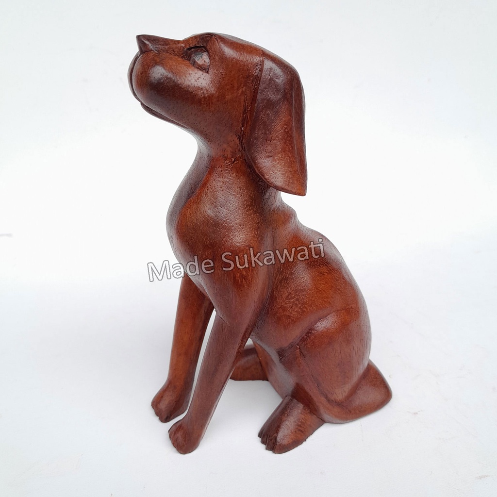 Jual Kerajinan patung kayu mini 10cm Anjing kelinci gajah Babi handmade ...