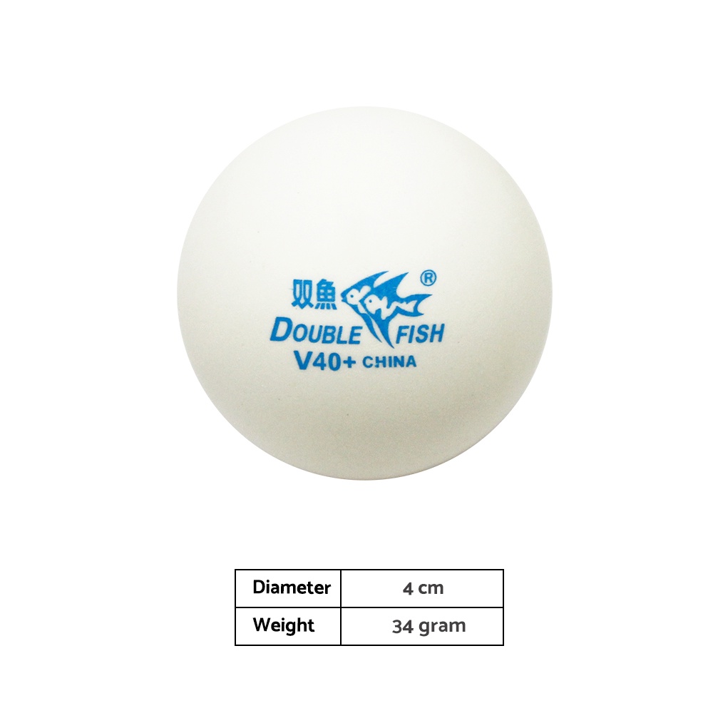 Jual Bola Pingpong DOUBLE FISH isi 6 Tenis Meja Pingpong | Shopee Indonesia