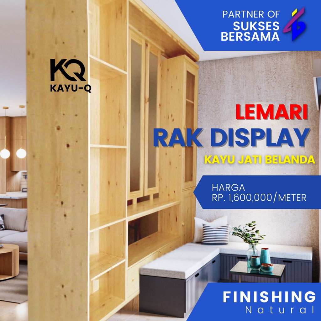 Jual LEMARI RAK DISPLAY RUANG TAMU - GRATIS KIRIM | Shopee Indonesia