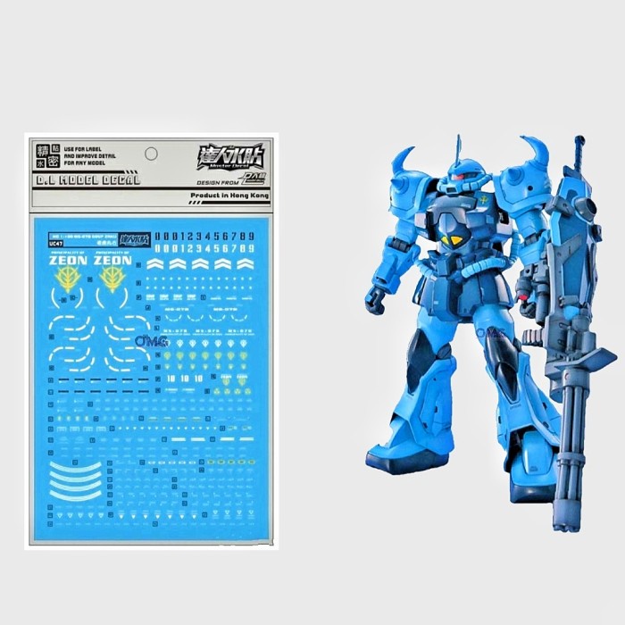 Jual MG GOUF WATER DECAL DL MODEL DECAL | Shopee Indonesia