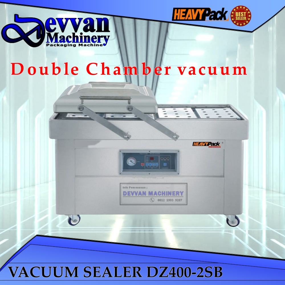Jual Mesin Vacuum Double Chamber / Kedap Udara DZ400-2SB HEAVYPACK ...
