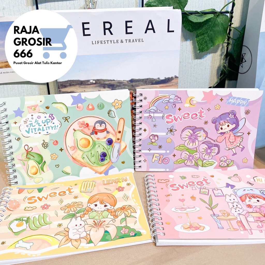 Jual Paket buku sticker journaling jurnal scrapbook stiker book kado ...