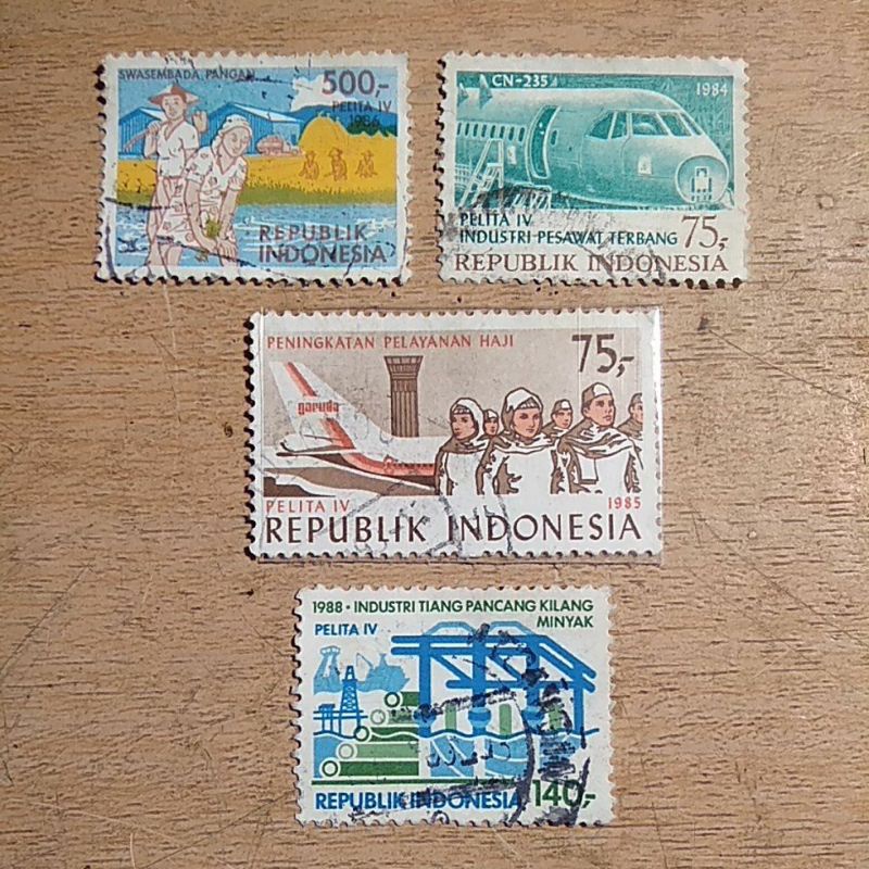 Jual Prangko Indonesia Lawas Seri PELITA IV | Shopee Indonesia