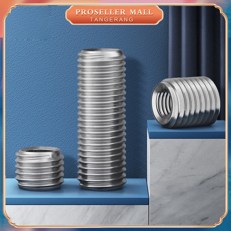 Jual Thread Repair Insert Kit M6 / Recoil Baut Stainless Steel Helicoil ...