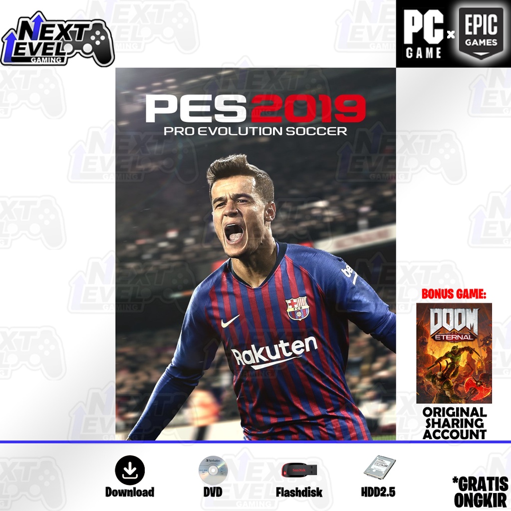 Jual Pro Evolution Soccer 2019 PES 19 PC GAME ORIGINAL [ SHR ] | Shopee ...