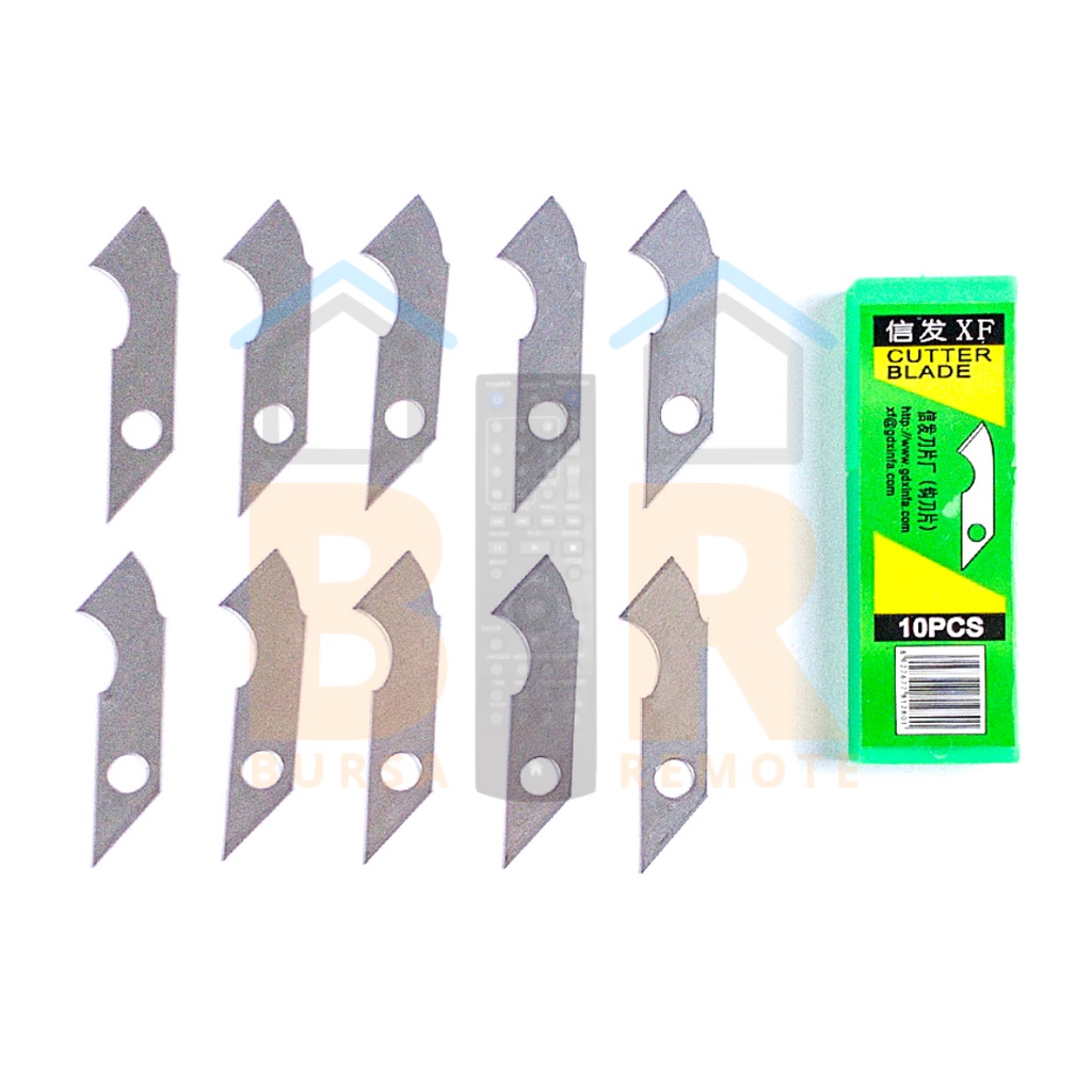Jual Refil Mata Pisau Akrilik Isi 10PCS Isi Ulang Cutter Acrylic Tajem ...