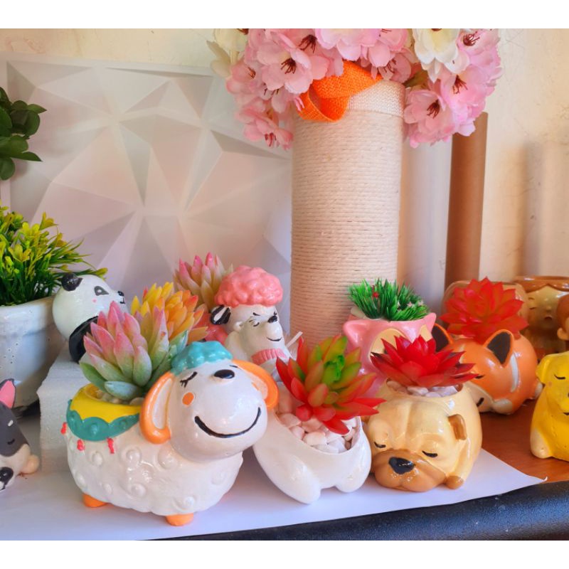 Jual ANIMAL SERIES - pot bunga unik kaktus sukulen tanaman hias ...