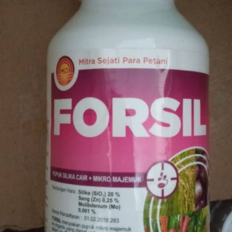 Jual obat pertanian pupuk silika cair FORSIL 500ml | Shopee Indonesia