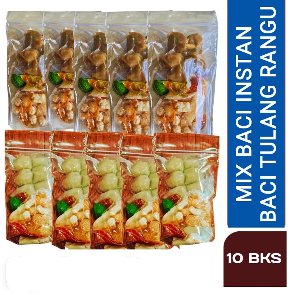 Jual baso aci mini mix baso aci tulang rangu 10 bks | Shopee Indonesia