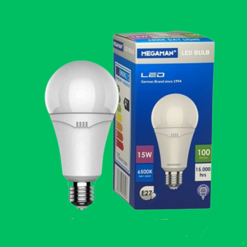 Jual Bohlam Megaman 15 Wat Bola Lampu Led Bulb Megaman 15 Watt | Shopee Indonesia